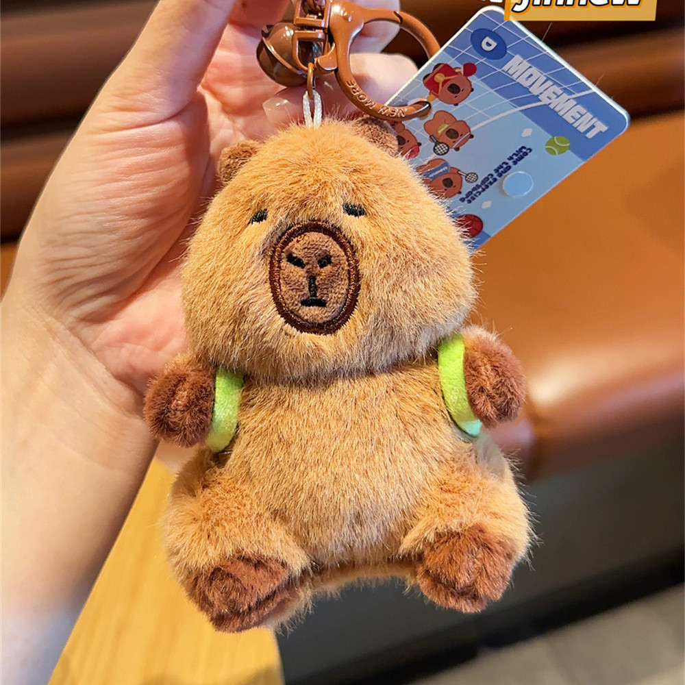 New Capybara Doll Ugly Cute Basketball Sports Capybara Pendant Bag ...