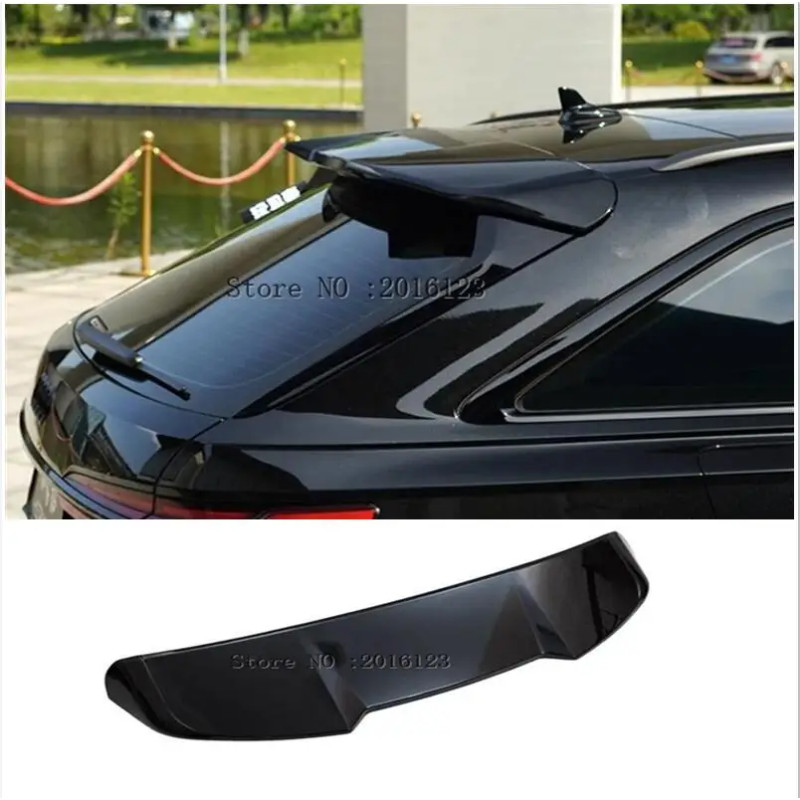 2019 2020 2021 2022 For Audi A6 C8 Avant Allroad High Quality ABS Rear Roof Wing Spoiler Glossy ...