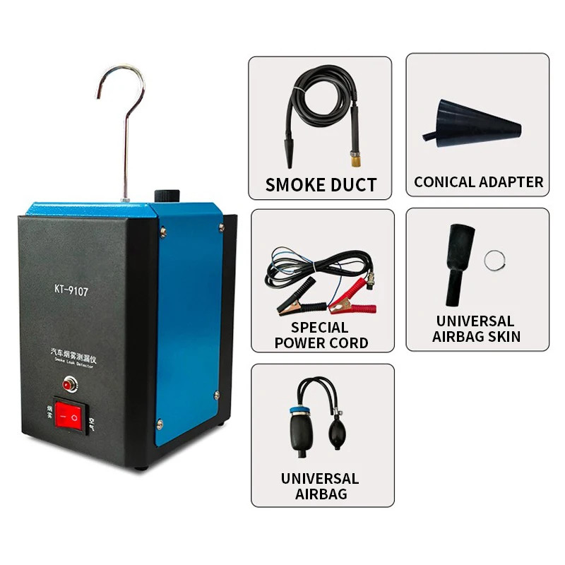 KT-9107 Car smoke leak detector leak detector auto repair fault intake ...