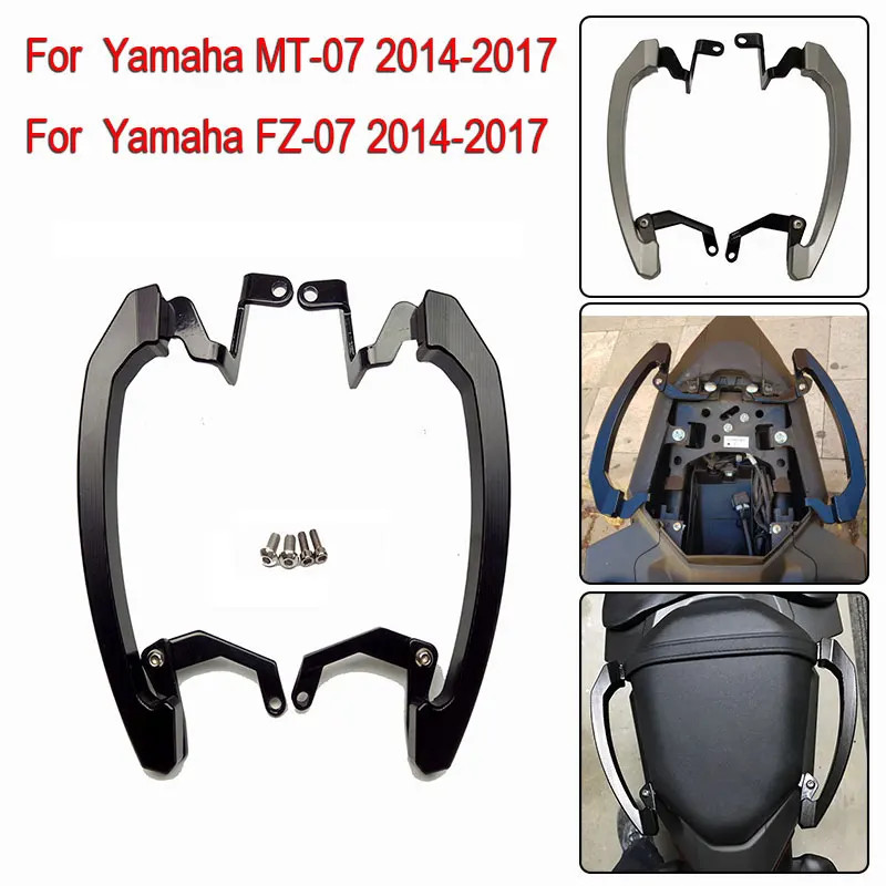 MT07 FZ07 14-17 Rear Seat Grab Handle Bars Pillion Passenger Grab Rail ...