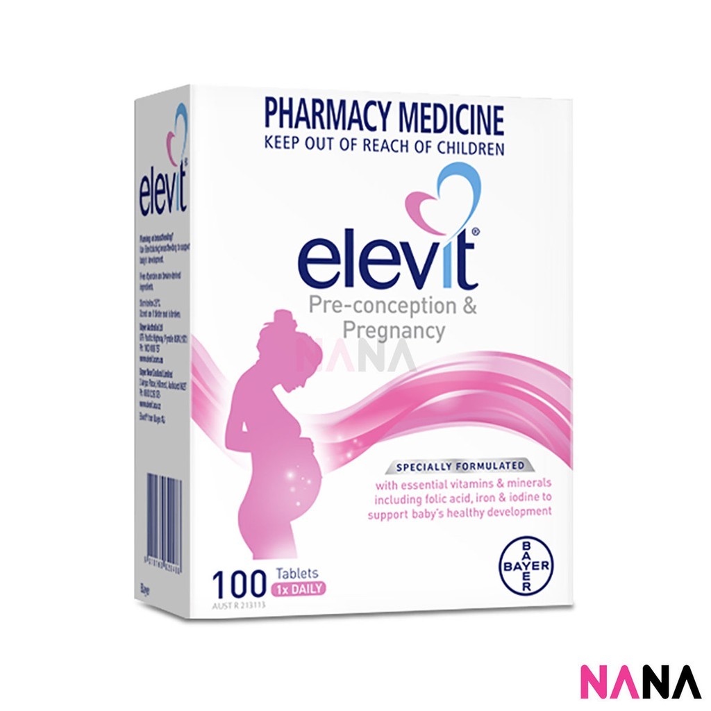 in stock Elevit Pregnancy Multivitamin 100 Tablets (EXP:11 2025 ...