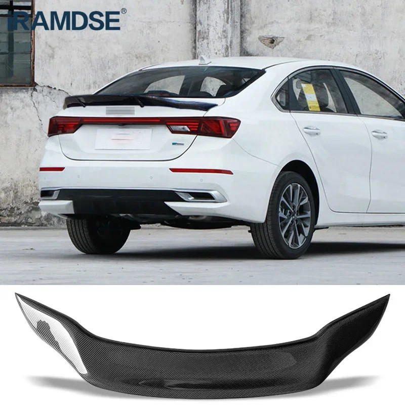 Carbon Fiber Spoiler Type R Car Rear Trunk Wing Ducktail Spoiler For ...