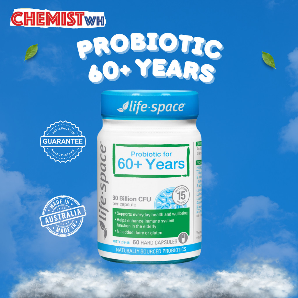 LIFESPACE Probiotic Powder For 60 Years plus (60 capsules) | Shopee Malaysia