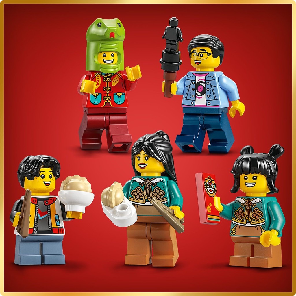 LEGO 80116 Chinese Festivals Trotting Lantern Building Set (1295 Pieces ...