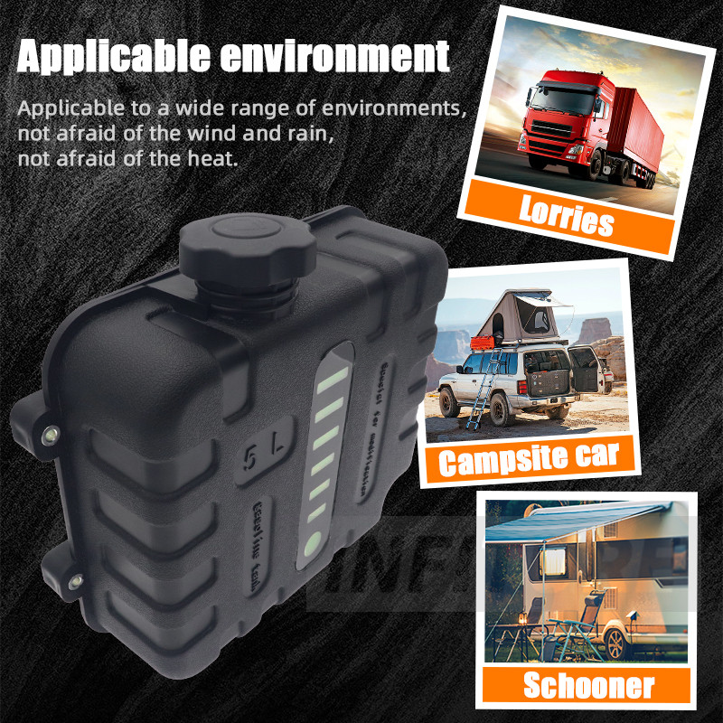 5L/8L Oil Storage Tank with Lid Air Diesel Heater Fuel Tank Sturdy Leak ...