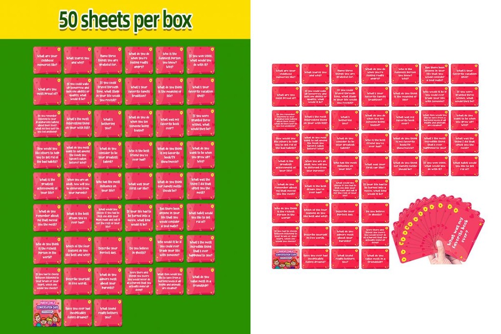 ccooamani| Family Relationship Bonding Cards Family Conversation Game ...