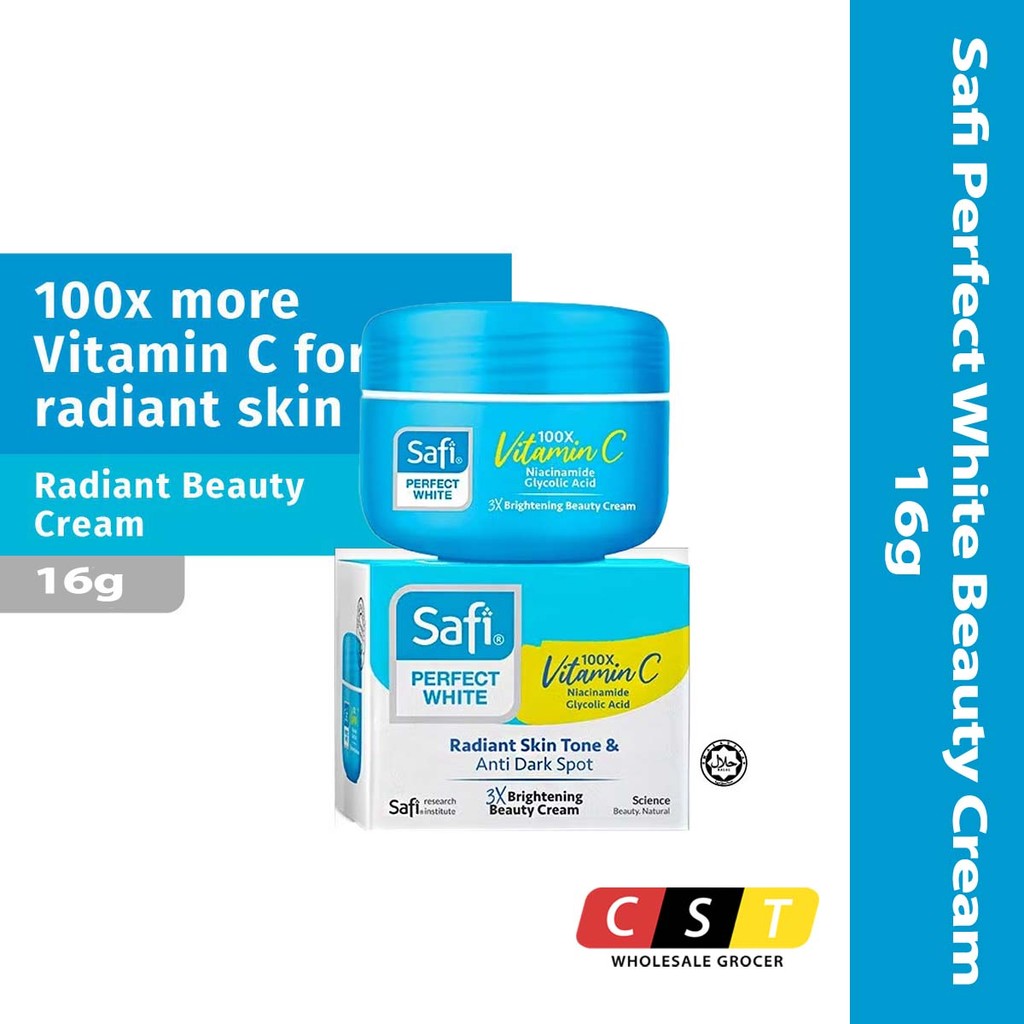 Safi Perfect White Brightening Beauty Cream 16g | Shopee Malaysia
