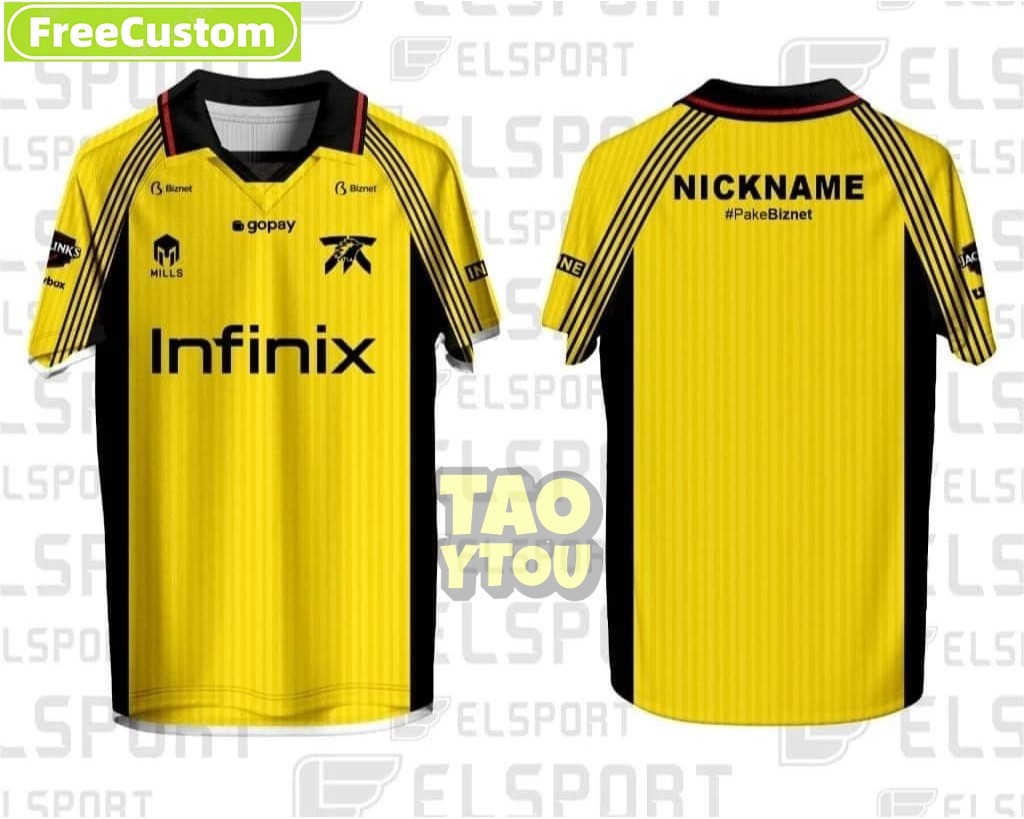 【High quality】New Infinix Free Custom JERSEY ONIC ESPORT PLAYER ISSUE ...
