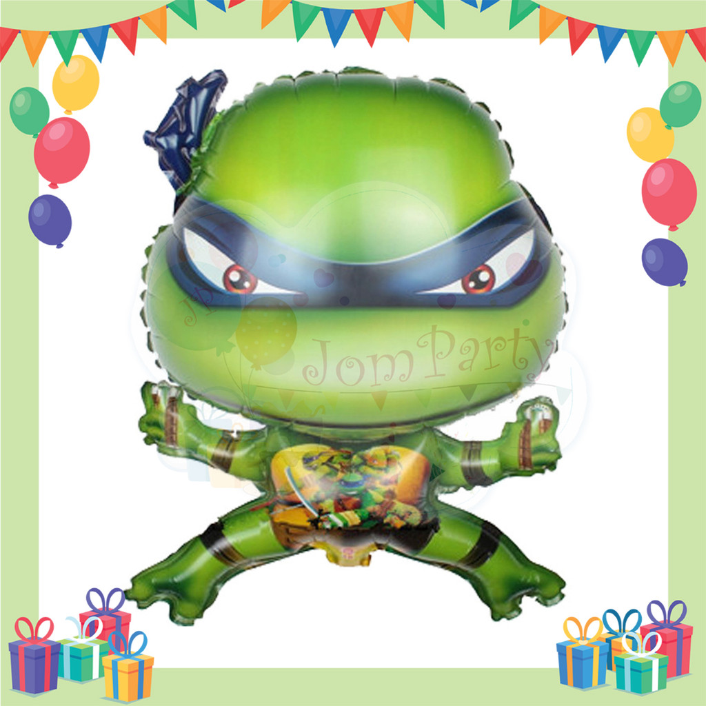 JomParty Teenage Mutant Ninja Turtles Foil Balloons Birthday Decoration ...