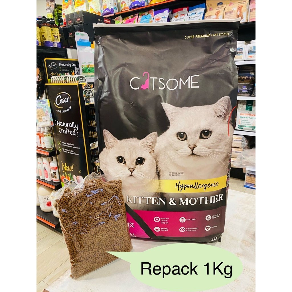 CATSOME HYPOALLERGENIC KITTEN & MOTHER (CHICKEN) CAT FOOD REPACK 1KG ...