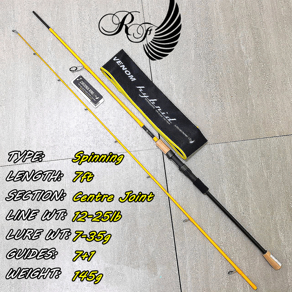 RODFORD VENOM HYBRID ROD KOLAM KELI PATIN MEKONG | Shopee Malaysia