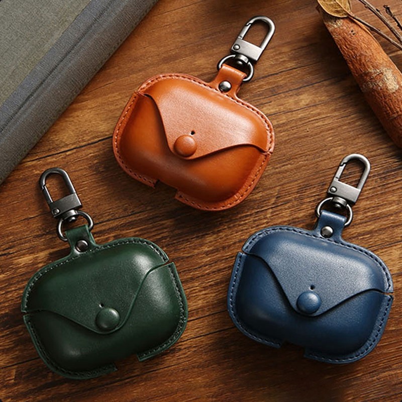 Coffee Simple With Keychain Retro Case for AirPods Pro3 4 ANC PU ...