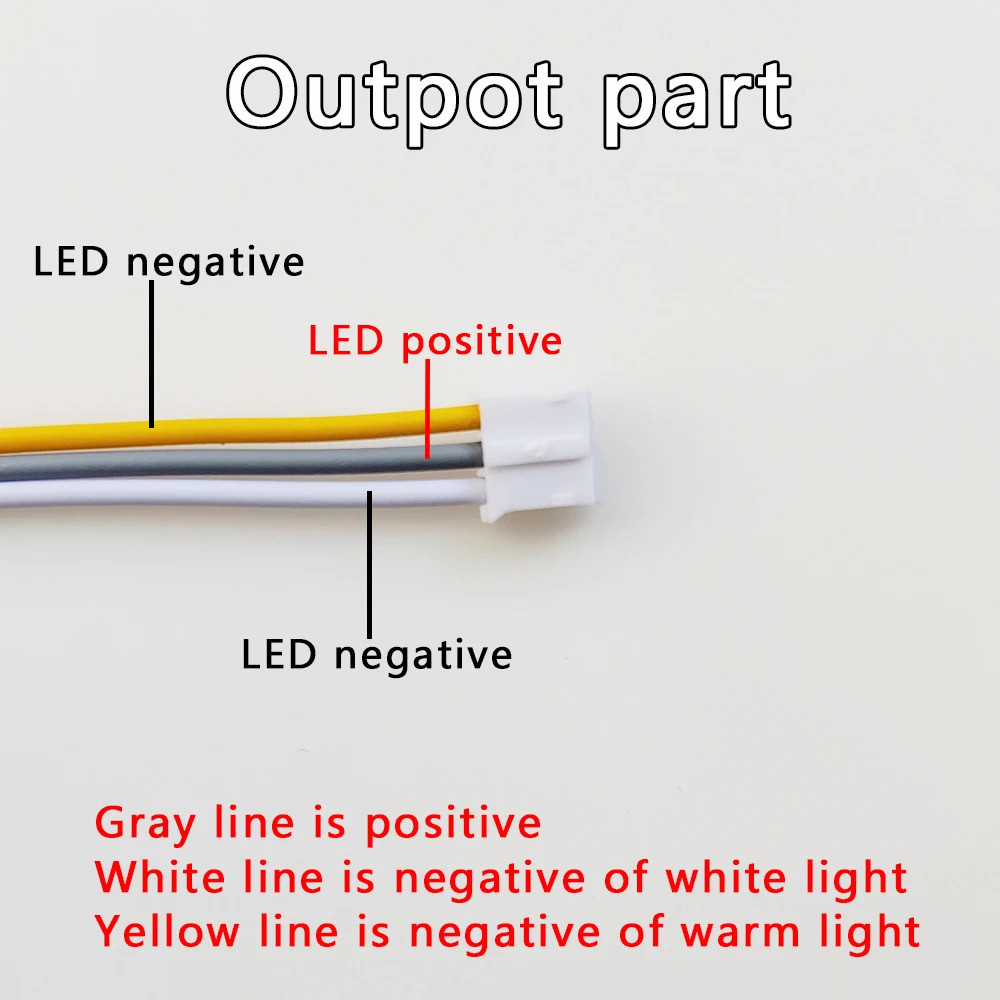 AC 85-265V LED Driver Power Supply Adapter, 3-Pin Transformer for LED ...