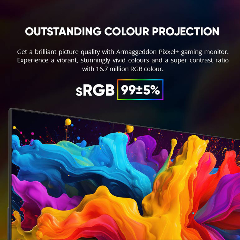 Armaggeddon 2K QHD 27" 100Hz IPS Panel Flat Screen Gaming Frameless ...