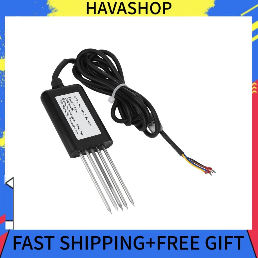in stock Havashop RS485 5Pin Soil PH NPK Temperature & Humidity EC ...