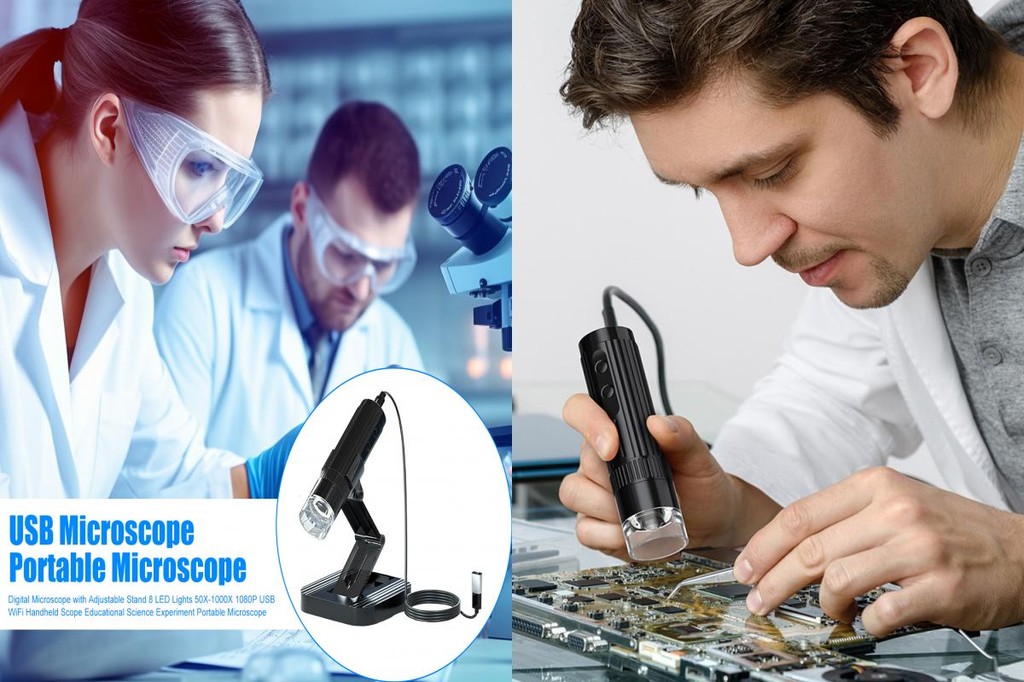 MO Pocket-sized Microscope High Clarity Microscope Portable Wifi ...