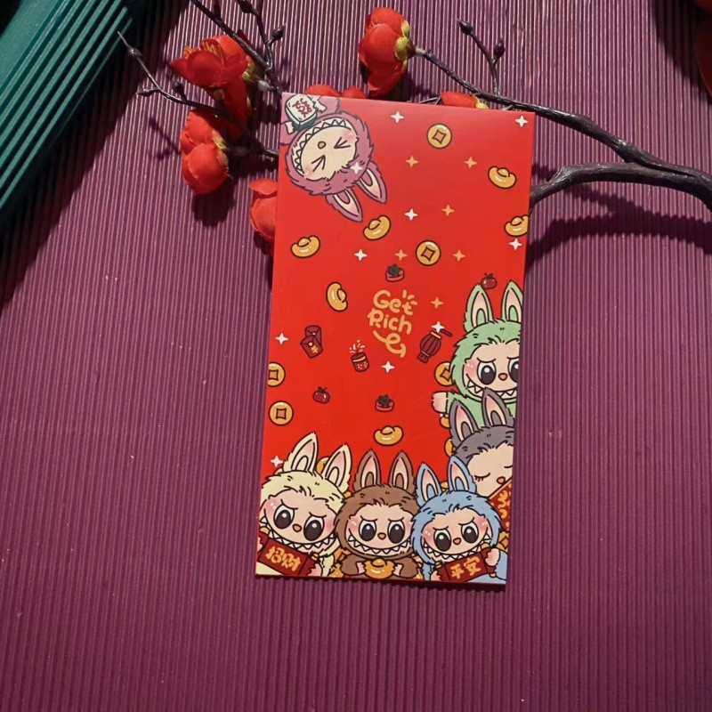 Labubu 2025 Snake Year Cartoon Cute Red Packet Universal Red Envelope ...