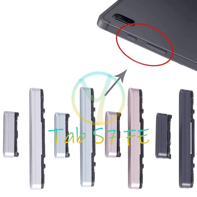 For Samsung Galaxy Tab S7 FE SM-T730 T733 T736B T735 Side Button Volume ...