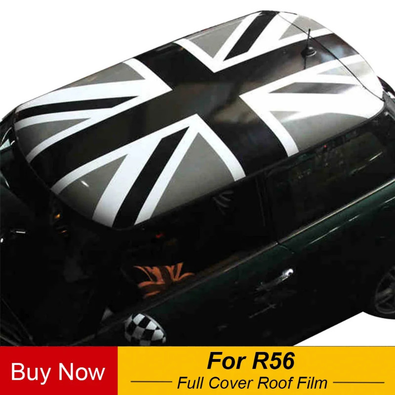 Car Full Roof Decals for MINI Cooper R56 Sunroof Stickers Auto Union ...