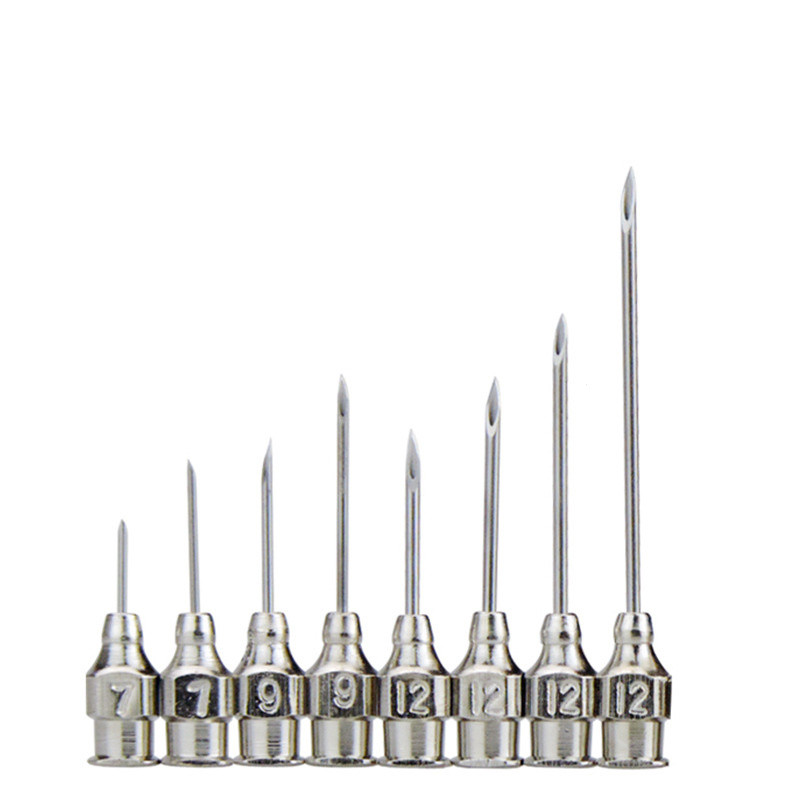 10ml TPX Steel Syringe + 10Pcs Assorted Needles for Pig Poultry ...