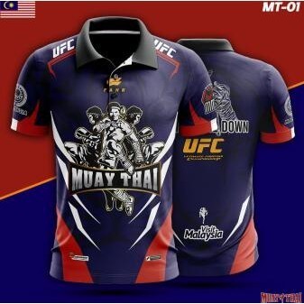 Muay Thai Malaysia Tshirt / Baju Microfiber Jersi / Full sublimation ...