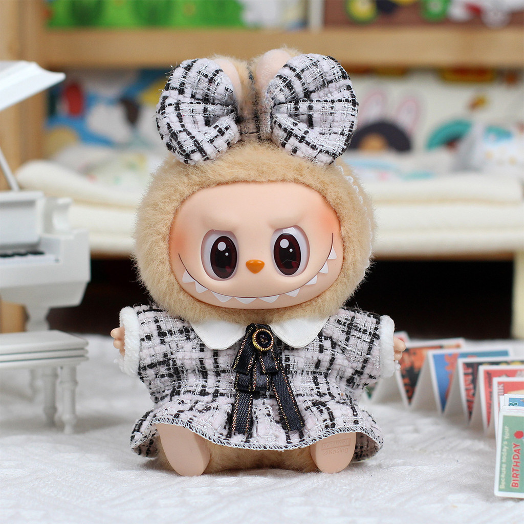 Labubu Outfit Accessories For 17cm Labubu V2 V1 Plush Idol Doll's ...