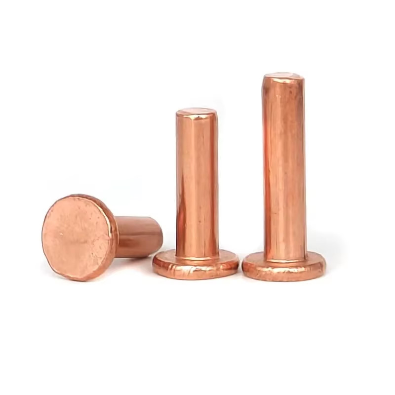 M1.5 M2 M2.5 M3 M4 M5 M6 M8 Solid Purple Copper Hand Knock Riveter ...