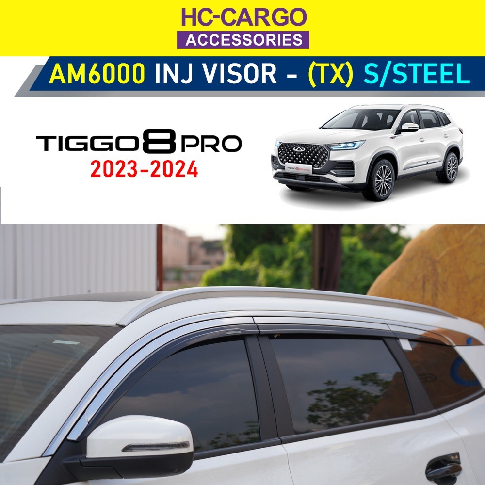 Chery Tiggo 8 PRO Stainless Steel Trim Car Window Door Visor 6PCS ...