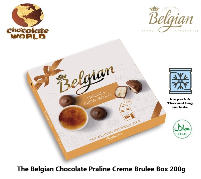 The Belgian Chocolate Praline Creme Brulee 200g | Shopee Malaysia