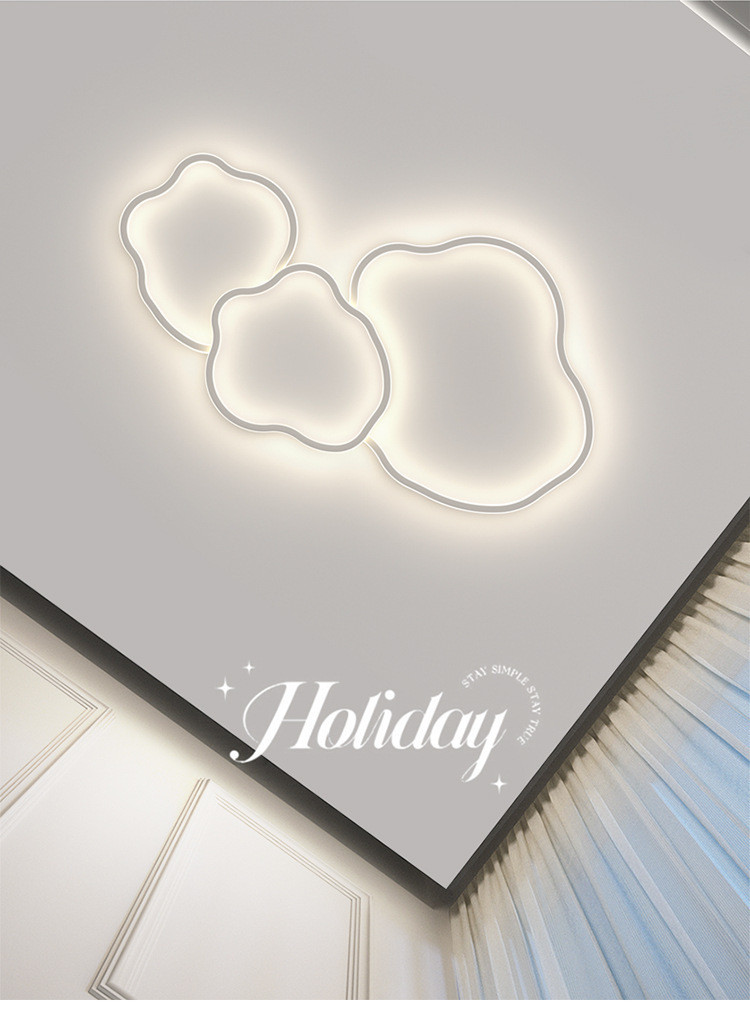 LED Ceiling Light, Modern Chandelier, Irregular Shape Flush Mount ...