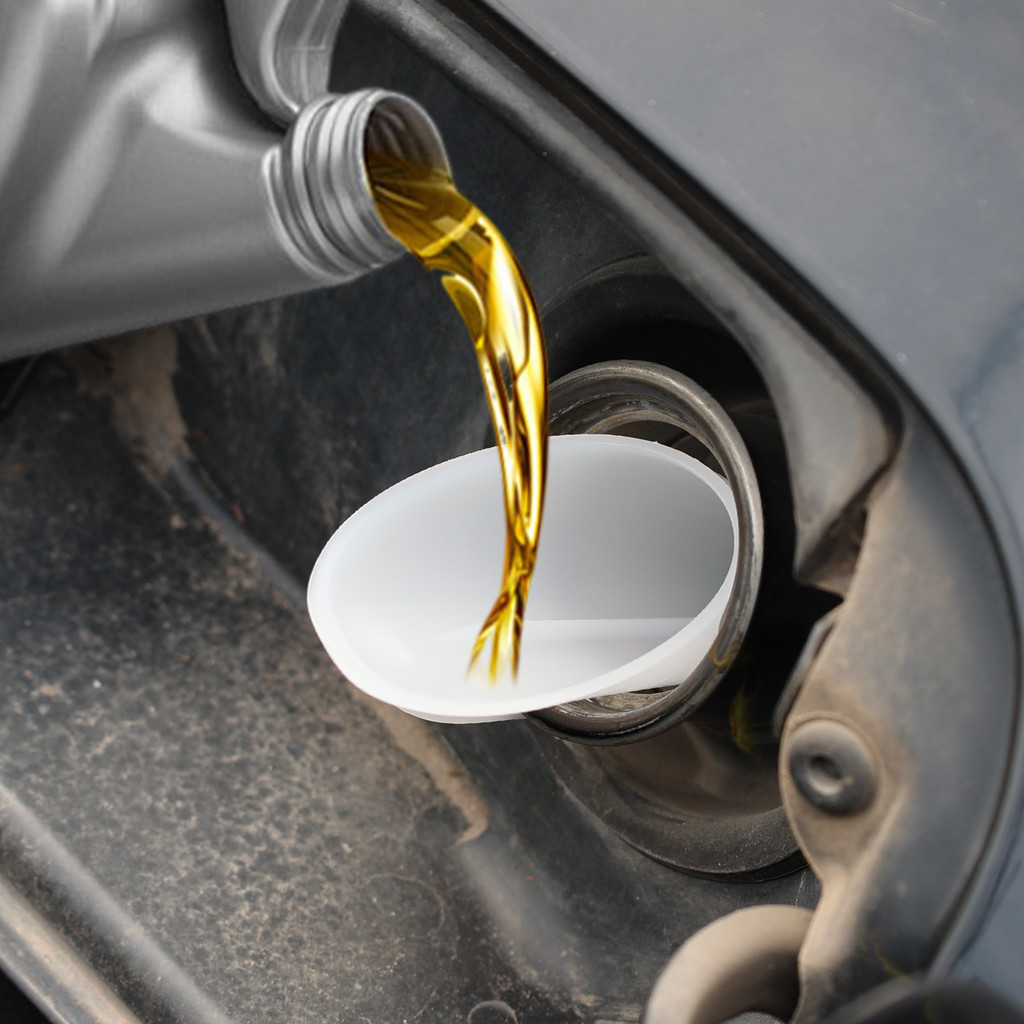 2Pcs Long Rod Oil Filler Funnel - Plastic Funnel with Wide Mouth - Tank ...