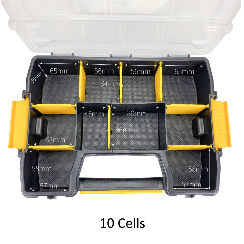 Stanley Removable Dividers Plastic Organizer Box Small Parts ...