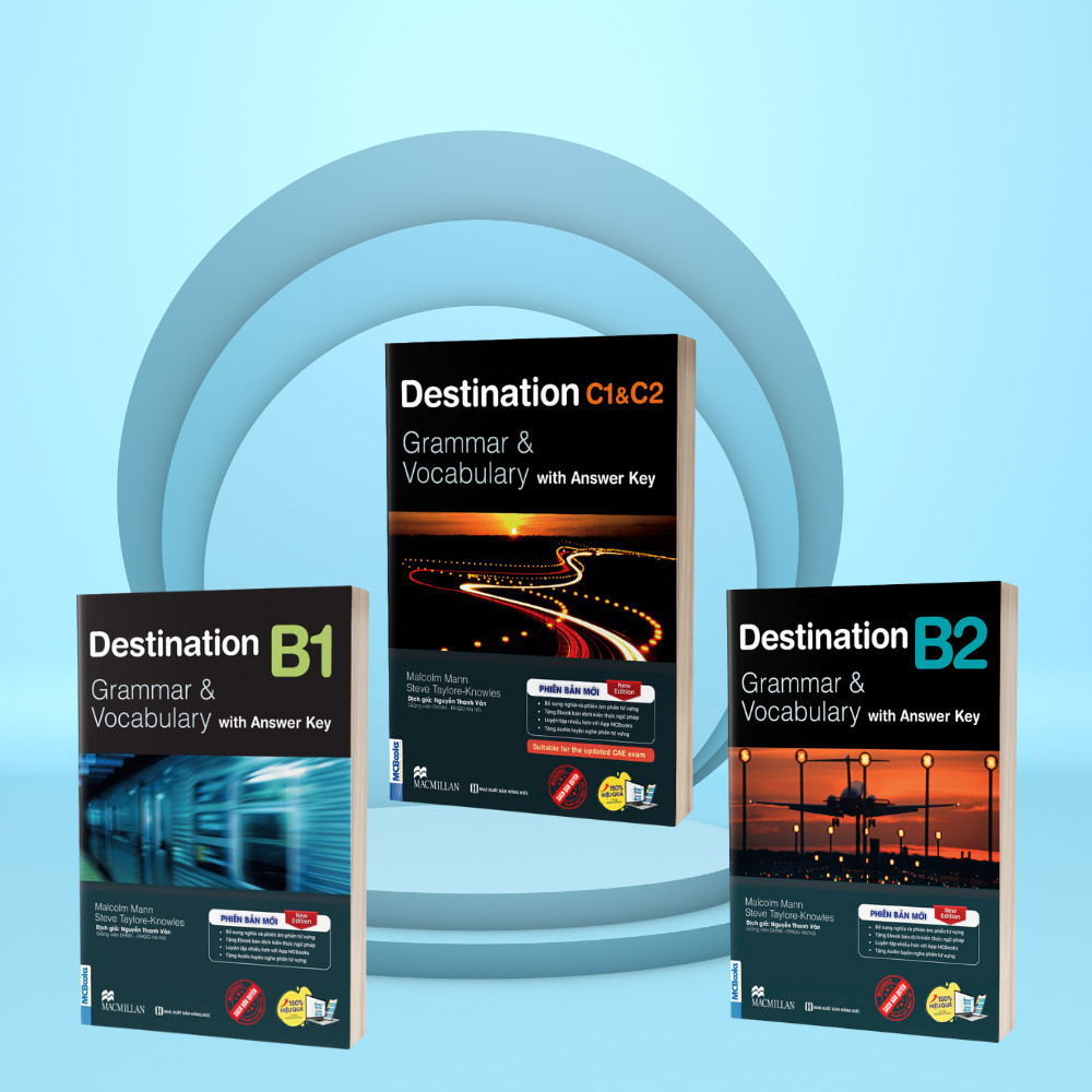 Aha - Complete Book of Destination Grammar Textbook & Vocabulary B1, B2 ...