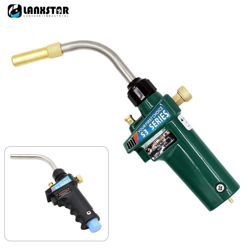 Gas Burner MAPP Gas High Heat Welding Gun With Safety Lock Portable ...