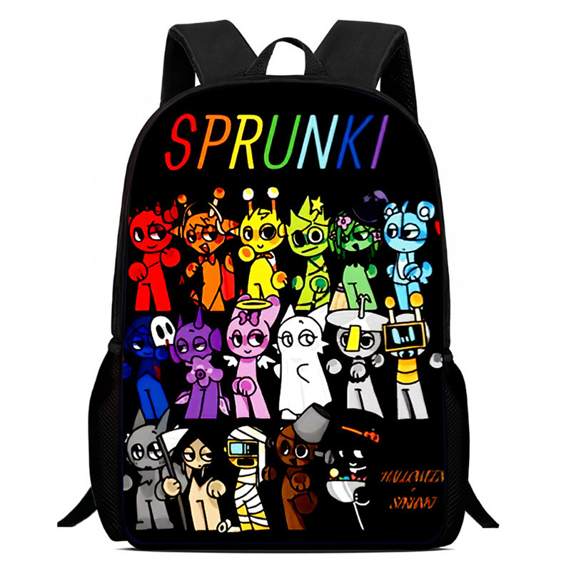 Sprunki Incredibox Sprunki Backpack 16inch For Kids | Shopee Malaysia