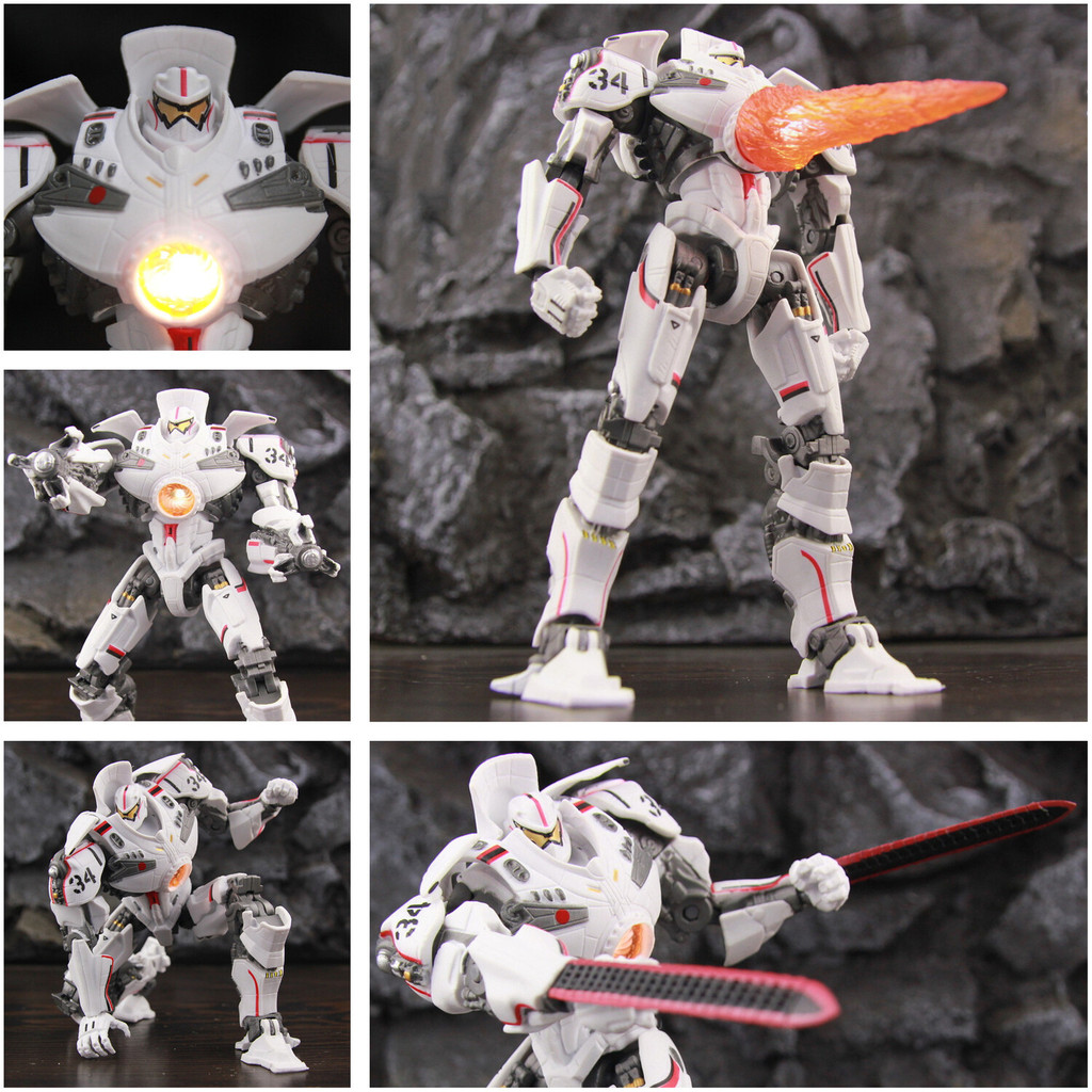 Pacific Rim Gipsy Danger Special Edition White Armor 20cm 7" Scale ...