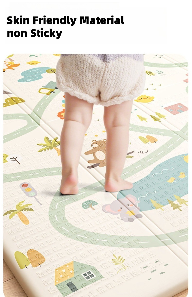 Foldable XPE Baby Play Mat 2cm Thick Waterproof Playmat for Babies and ...