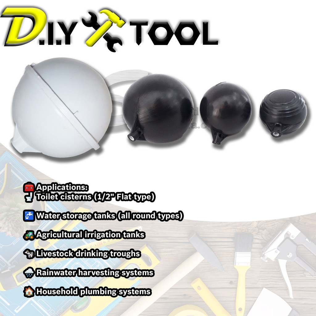 SW Hardware High Quality PVC Float Ball for Float Valve (4 Size ...