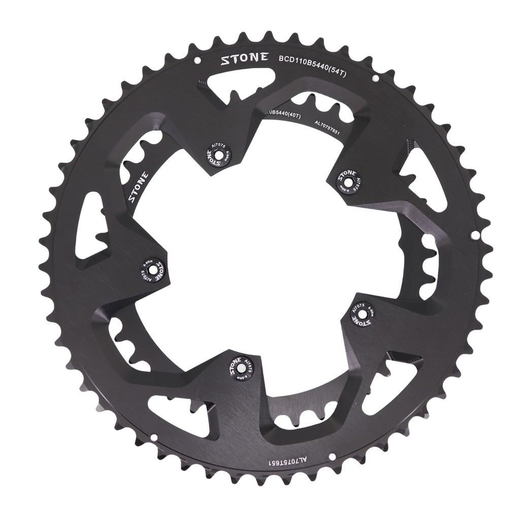 Stone Bike Round Double Chainring 110bcd 2x 52 36T 53 39T 54 40T 50 34 ...
