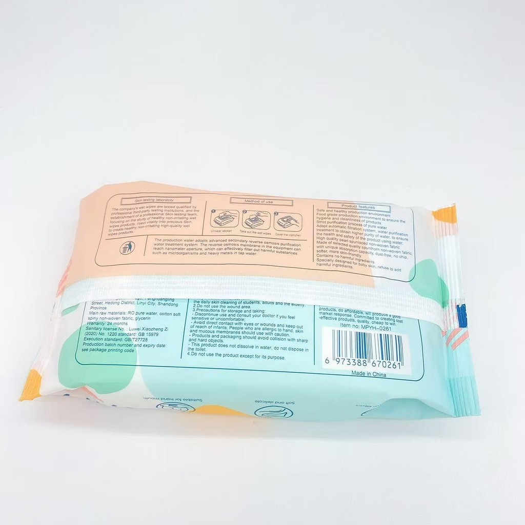 🍁COMBO DEALS🍁5-10 Packs Runbeimian Non Alcohol Baby Wet Tissue Cotton ...