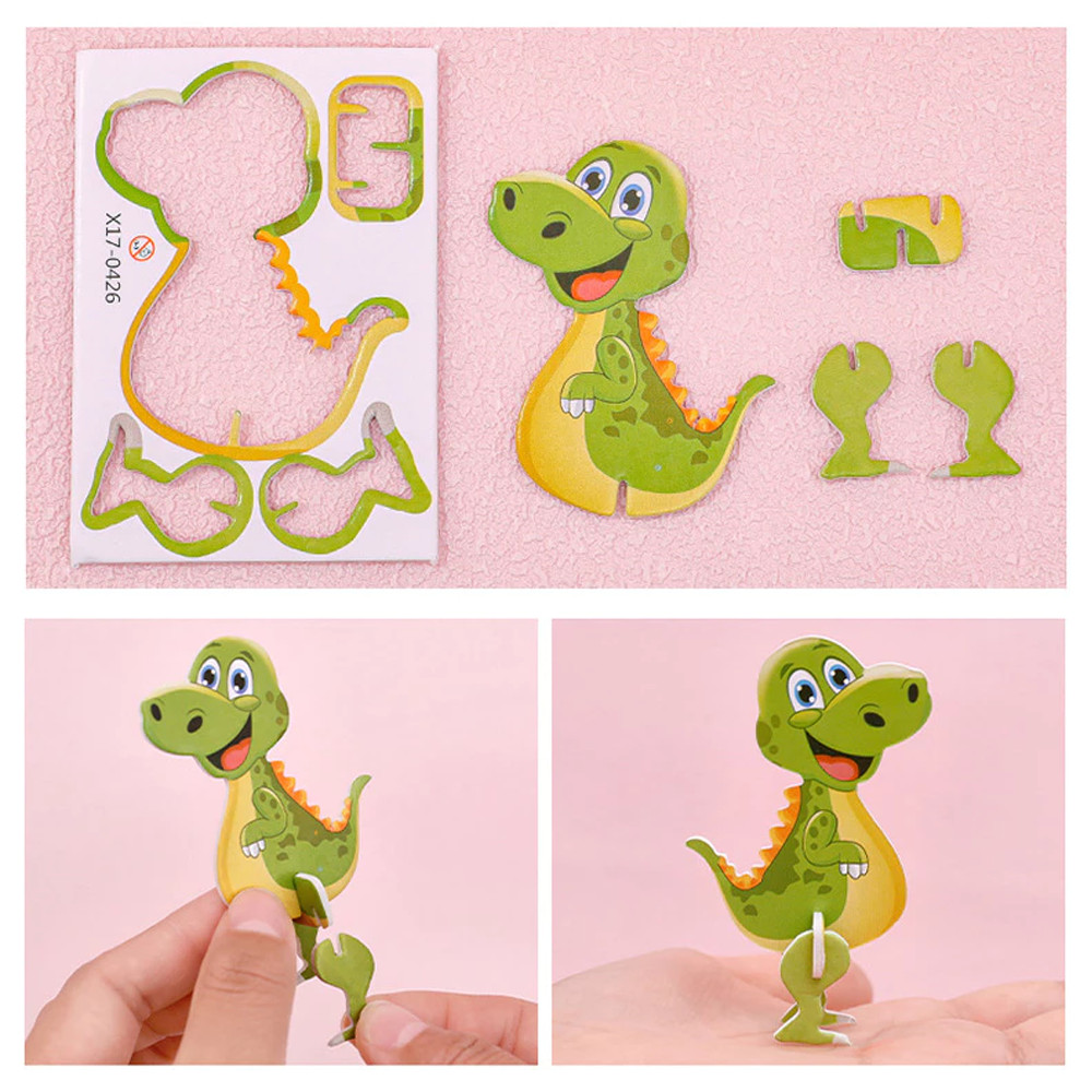 Realeos 3D Mini Small Gasing Shape Insects Jigsaw Puzzle Cute Cartoon ...