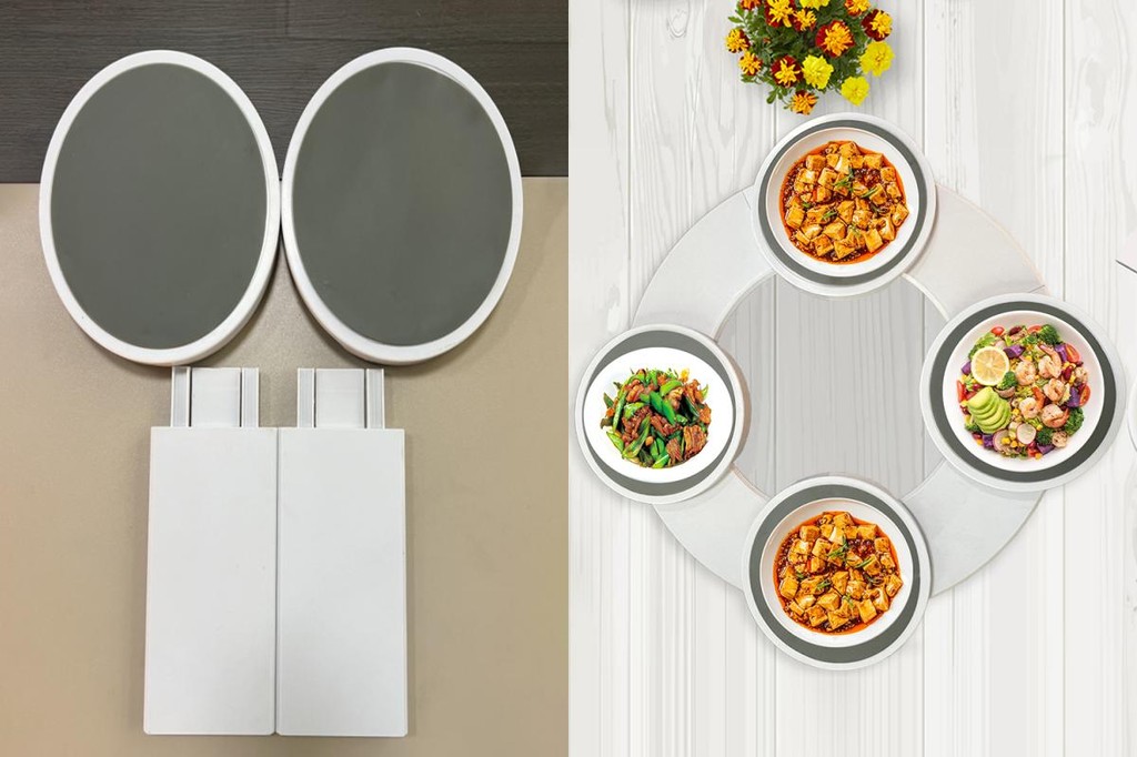 Rotating Turntable for Dining Fun Dining Accessory Party Entertainment ...
