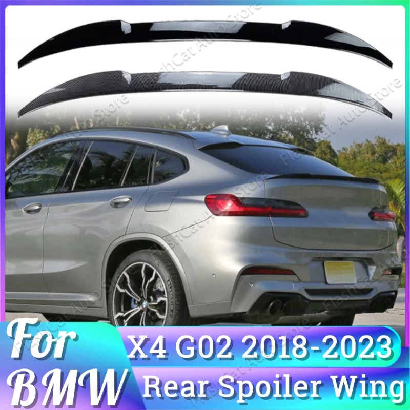 For X4 G02 M Performance 2018-2022 Car Rear Tail Trunk Spoiler For BMW ...