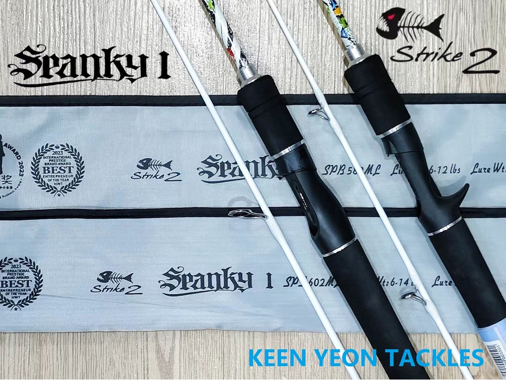 STRIKE 2 SPANKY I FISHING ROD (SPINNING/ BAITCASTING) | Shopee Malaysia