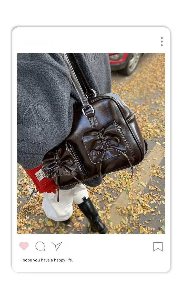 Niche Underarm Baguette Bag Female 2025 New Retro Briefcase All-Match ...