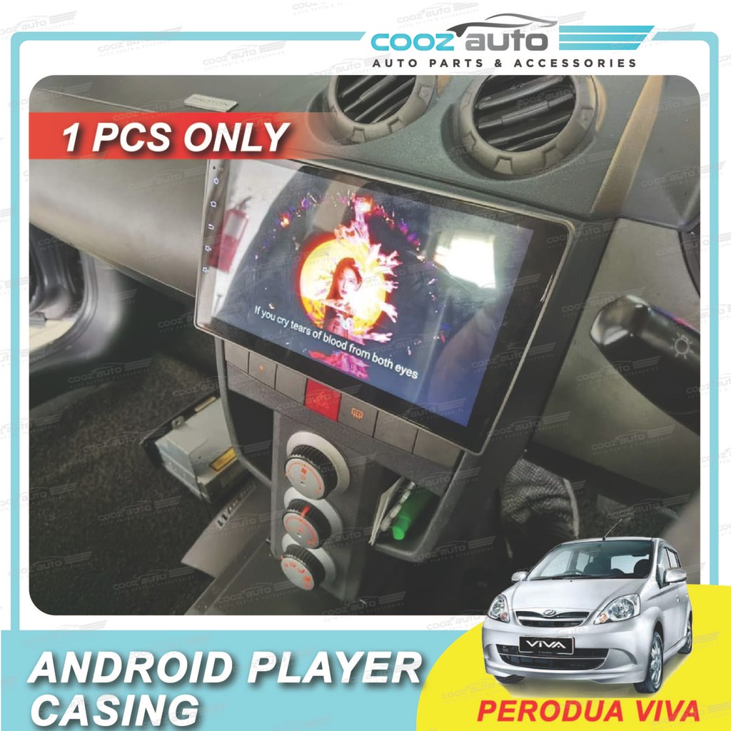 Perodua Viva Half Design 9" Car Android Casing Dashboard Audio Android ...