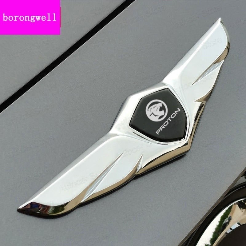 For Proton Car Front Hood Ornaments Bonnet Metal Decoration Logo Angel ...