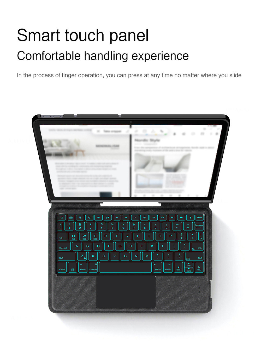 case with Backlit Keyboard For Lenovo Tab Plus TB351FU 11.5 inch 2024 ...