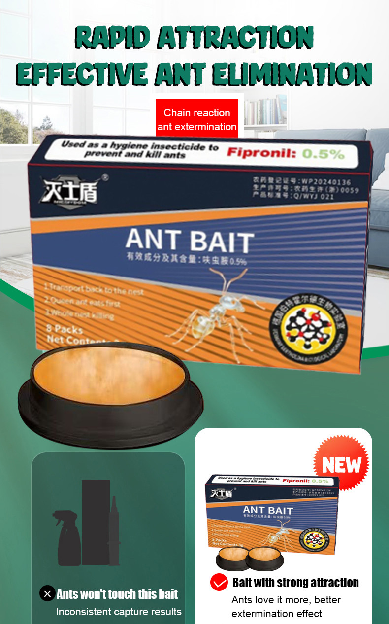 【20 years without ants】Ant killer 8pcs/box Ant poison Ubat semut ...