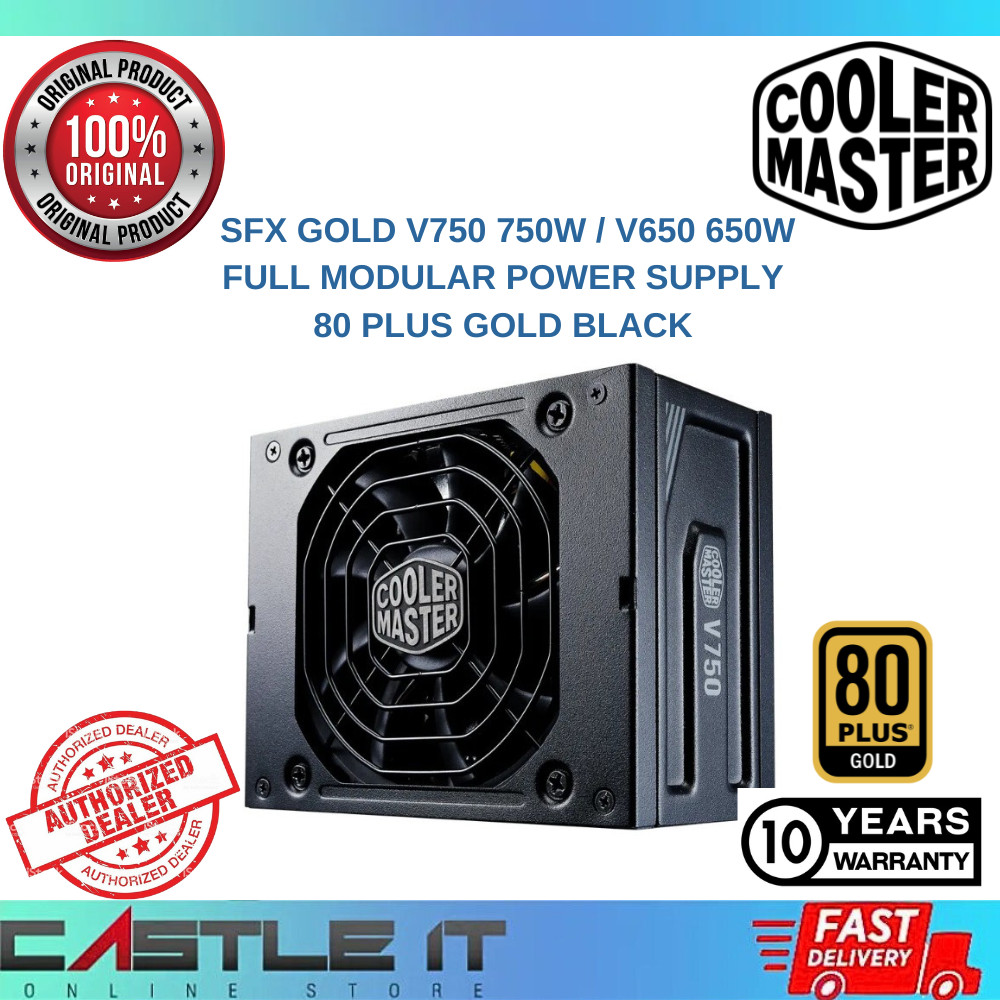 Cooler Master SFX GOLD V750 750W / V650 650W Full Modular Power Supply ...